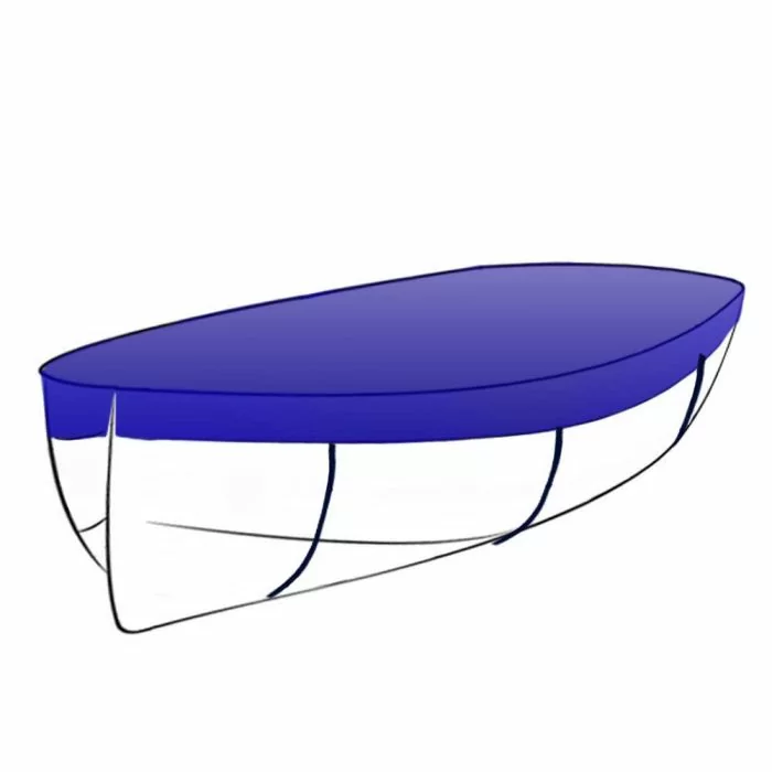 Boat cover for the Laser Pico dinghy, manufactured by Trident UK